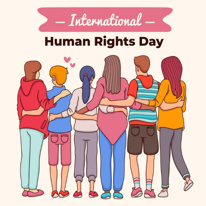 International human rights day poster Template | PosterMyWall