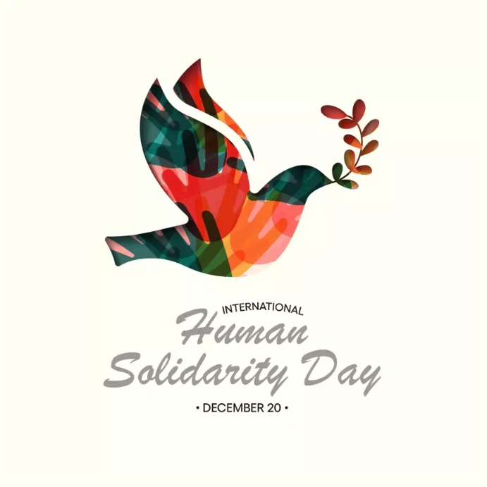 INTERNATIONAL HUMAN SOLIDARITY DAY Template | PosterMyWall