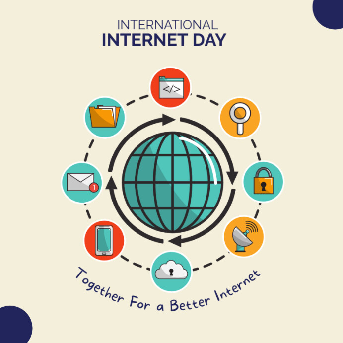 international internet day template | PosterMyWall