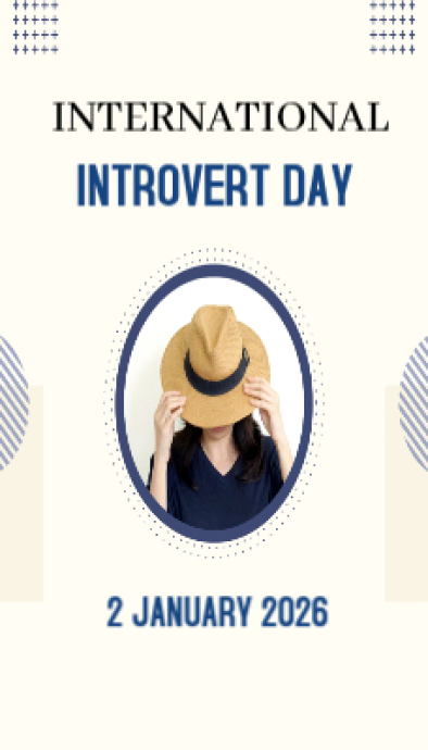 International introvert day template 2026 | PosterMyWall