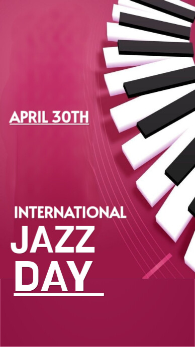 International Jazz Day Instagram Story Template | PosterMyWall
