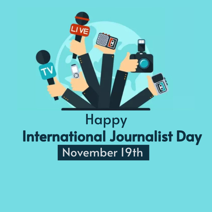 international journalist day Template | PosterMyWall