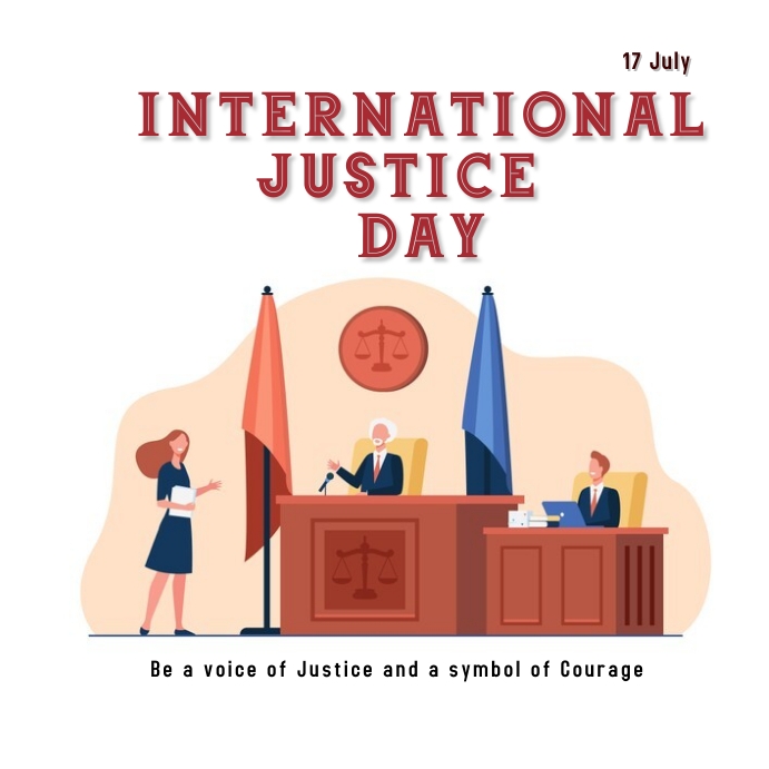 Copy of International Justice Day | PosterMyWall