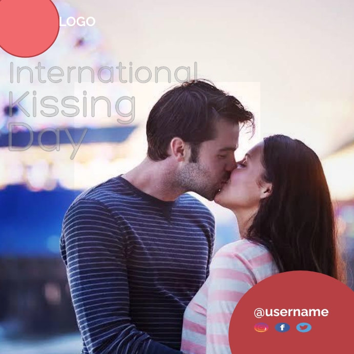 International kissing day Template | PosterMyWall