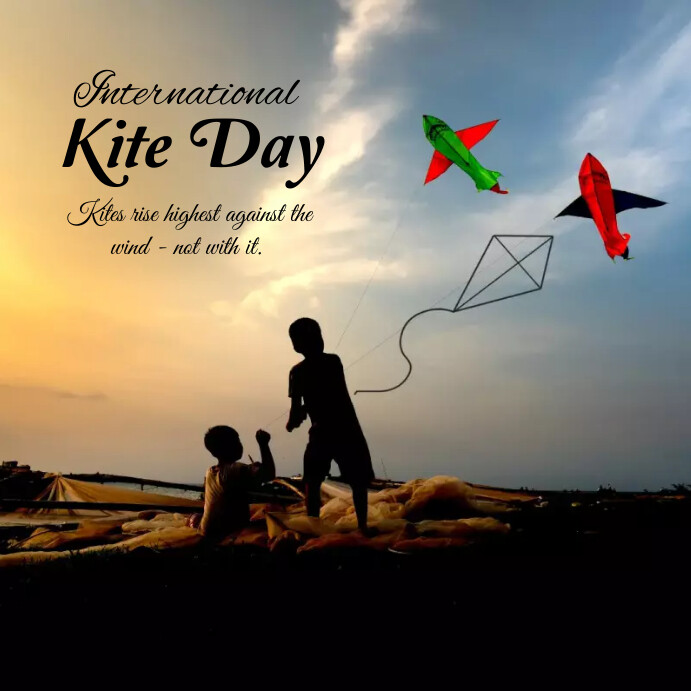 International Kite Day Instagram Post Template | PosterMyWall