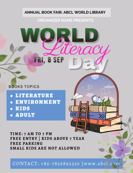 international literacy day Template | PosterMyWall