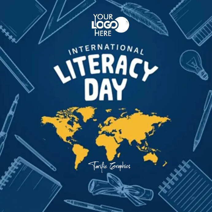 International Literacy Day Template | PosterMyWall