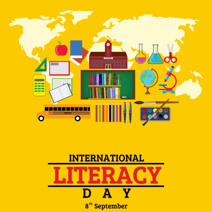 International Literacy Day Template | PosterMyWall