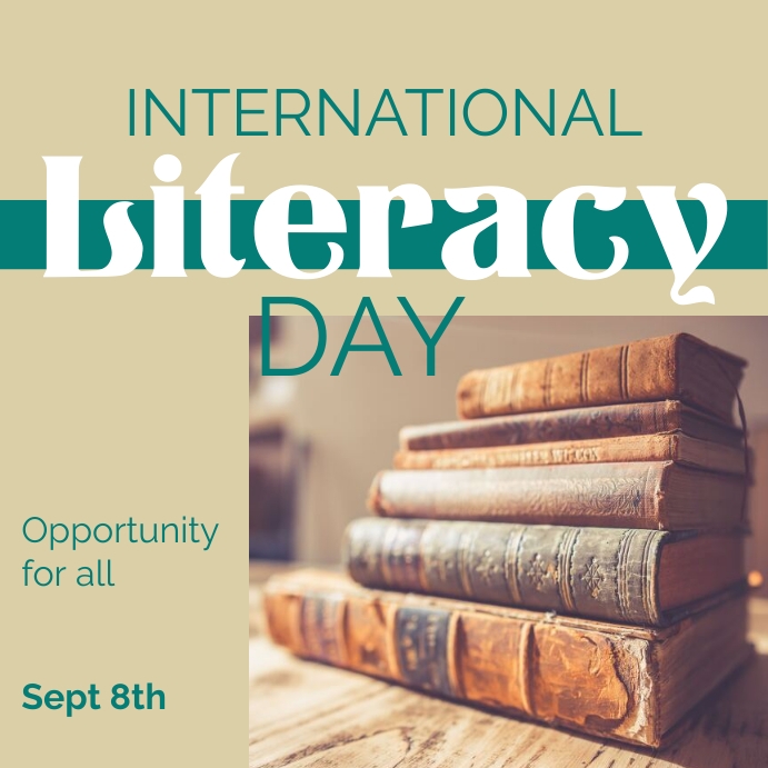 International Literacy Day Template | PosterMyWall
