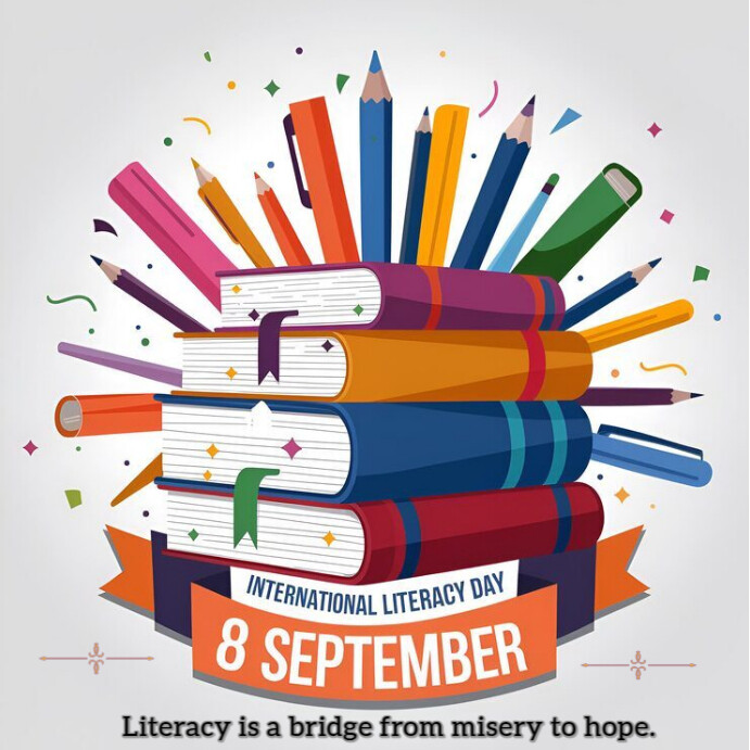 International Literacy Day Instagram post 2025 Template | PosterMyWall