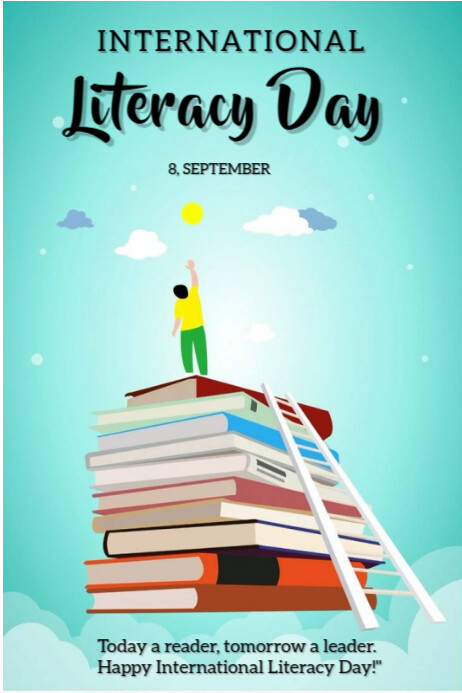 International Literacy Day Poster 2025 Template | PosterMyWall