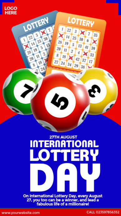 International Lottery Day Design Template PosterMyWall international-lottery-day-design-template-postermywall