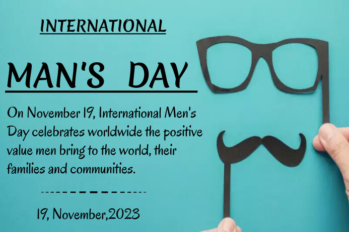 Copy of International Man's Day Instagram Post | PosterMyWall