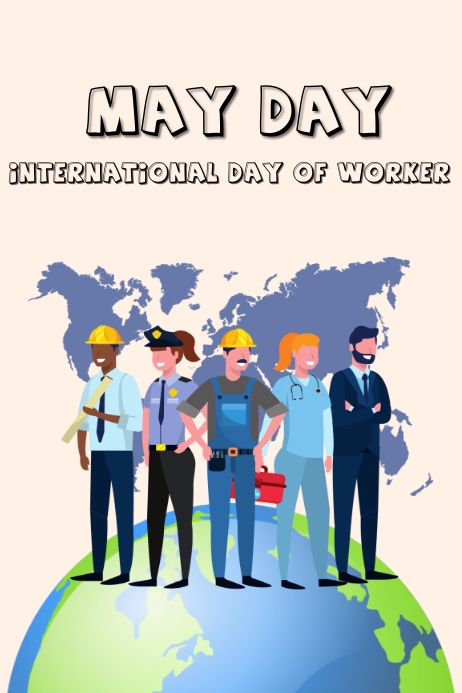 International May Day Template | PosterMyWall