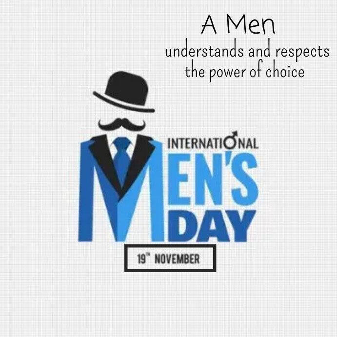 International men's day 2023 Template | PosterMyWall