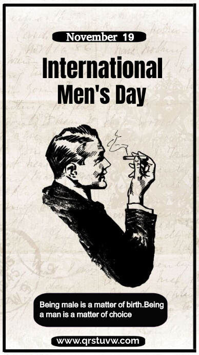 International men's day/Celebration men/Brand Template | PosterMyWall