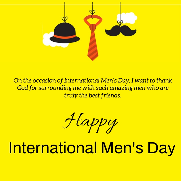 Copy of international men's day | PosterMyWall