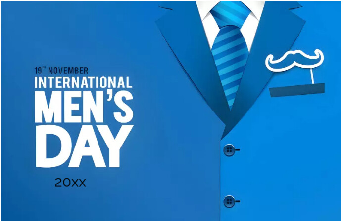 International men's day design template | PosterMyWall
