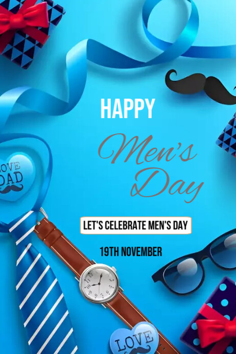 international Men's day Template | PosterMyWall