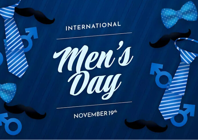 International men's day design template | PosterMyWall