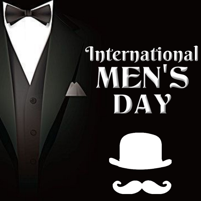 international men's day instagram post Template | PosterMyWall