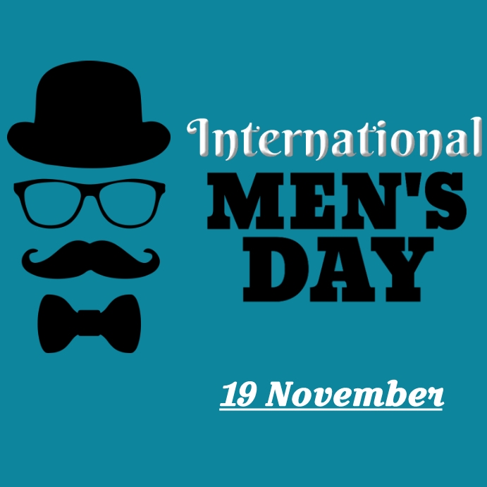 international men's day instagram post Template | PosterMyWall