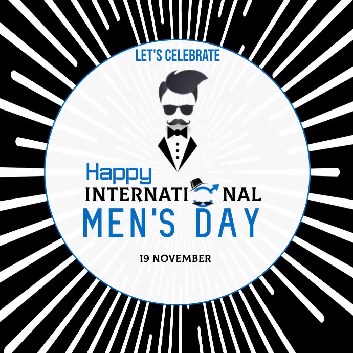 international men's day instagram post Template | PosterMyWall