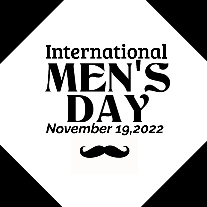 international men's day instagram post Template | PosterMyWall
