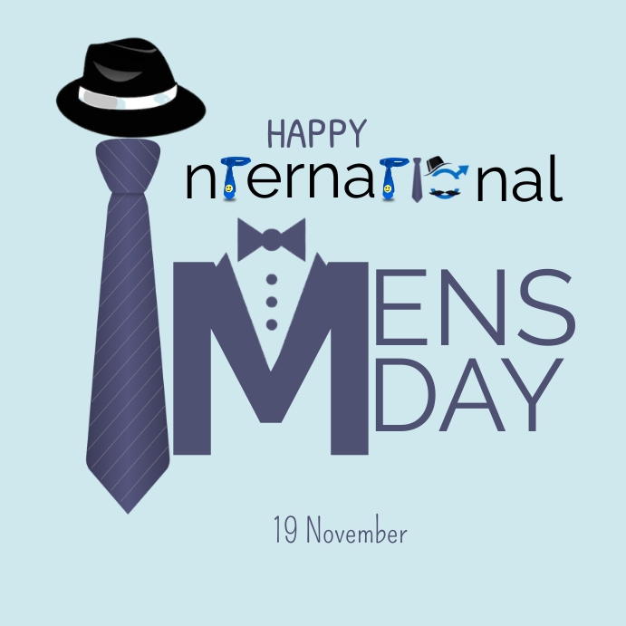 international men's day instagram post Template | PosterMyWall