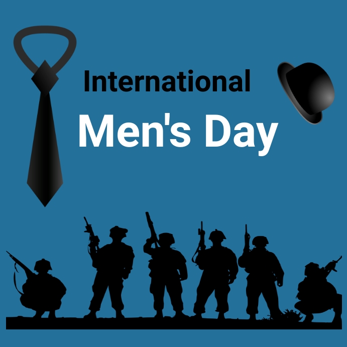 International men's day Instagram Post. Template | PosterMyWall