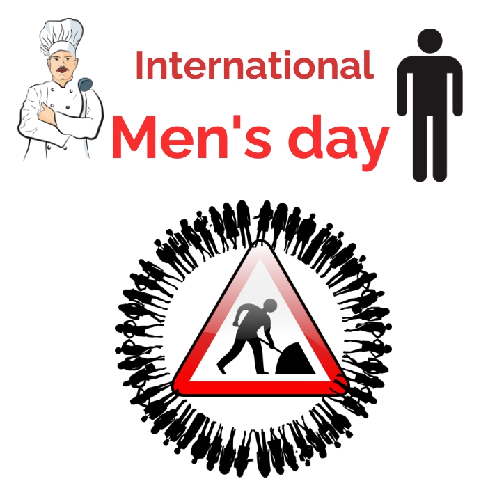 International men's day Instagram Post. Template | PosterMyWall