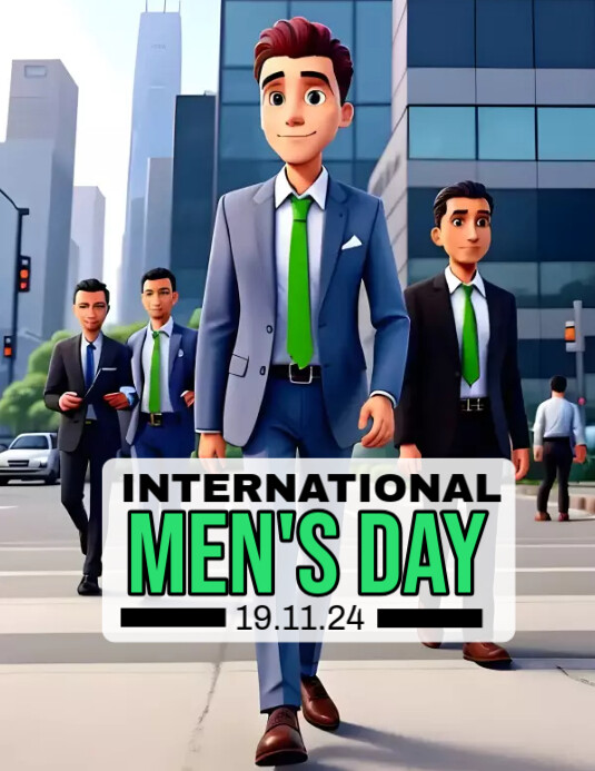 Copy of International men's day template | PosterMyWall