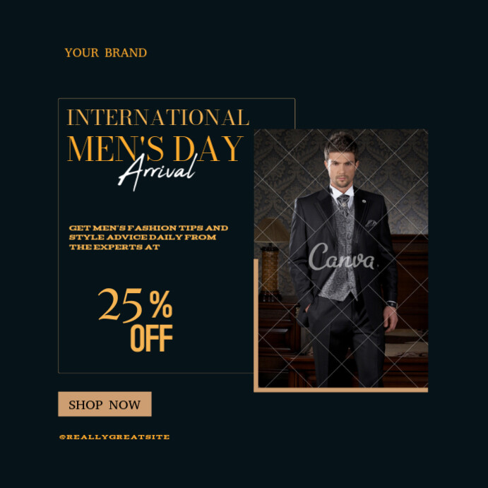 International mens day Instagram post Template | PosterMyWall
