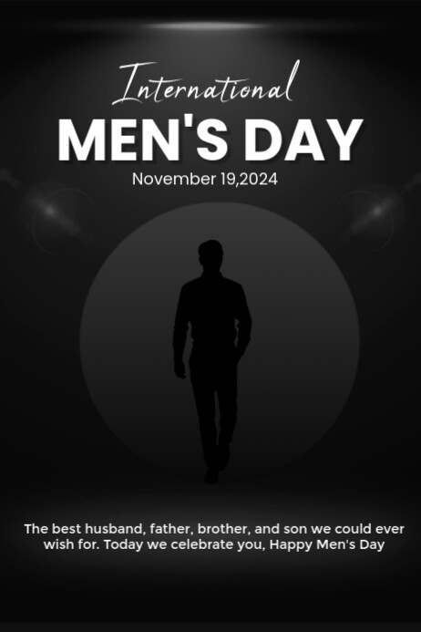 International Mens Day Poster Template | PosterMyWall