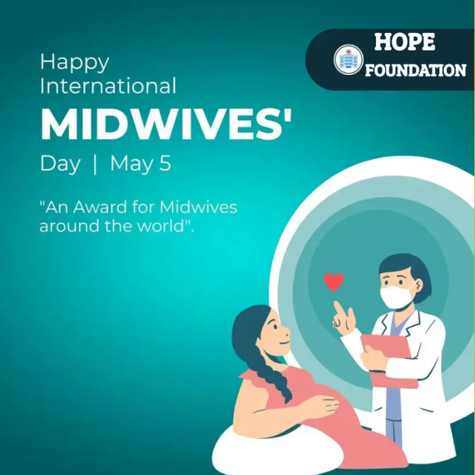 International midwife day social media post Template | PosterMyWall