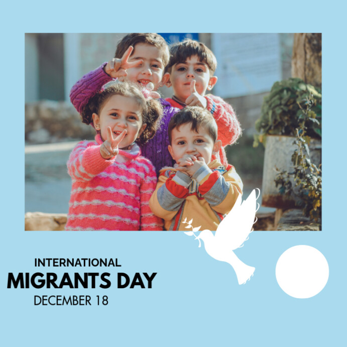 international migrants day design Template | PosterMyWall