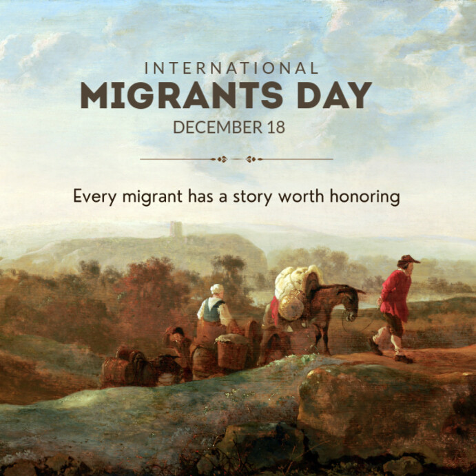 Plantilla de international migrants day flyer | PosterMyWall