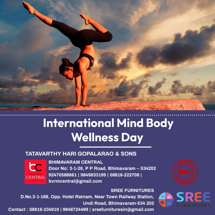 International Mind Body Wellness Day Template | PosterMyWall