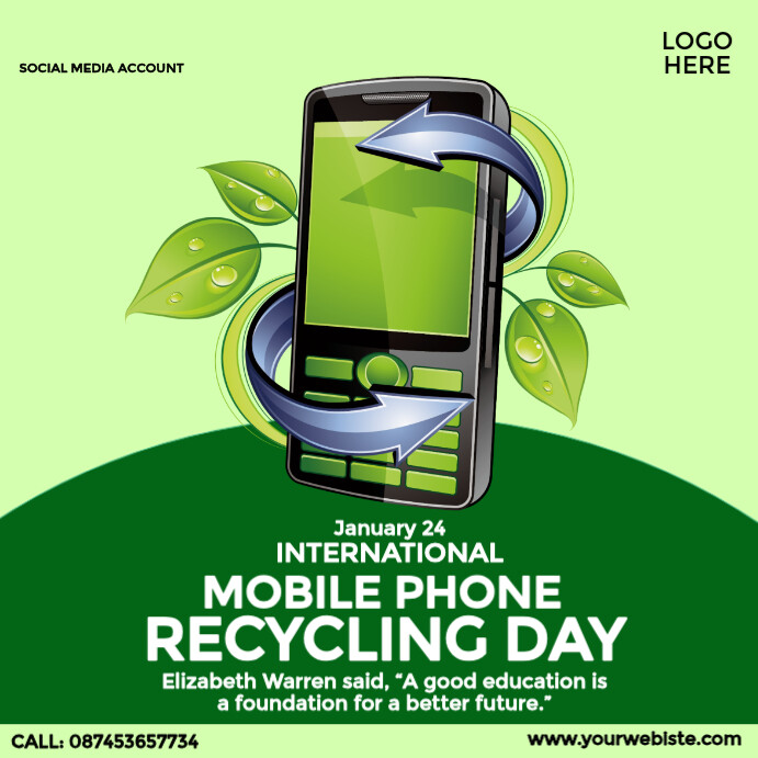 Copy of International Mobile Phone Recycling Day | PosterMyWall