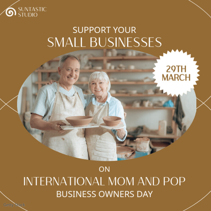 Copy of International Mom and Pop Business Owners Day | PosterMyWall