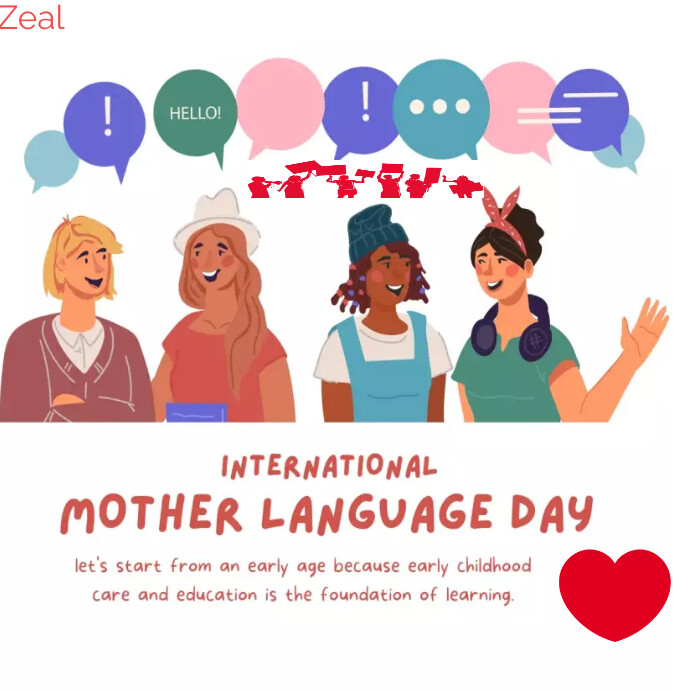 International Mother's language post Template | PosterMyWall