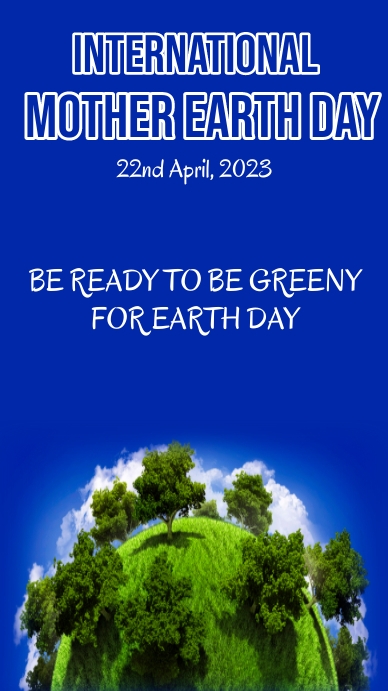 International mother earth day, world earth Template | PosterMyWall