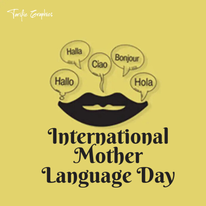 International Mother Language Day Template | PosterMyWall