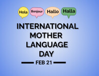international mother language day flyer 2024 Template | PosterMyWall