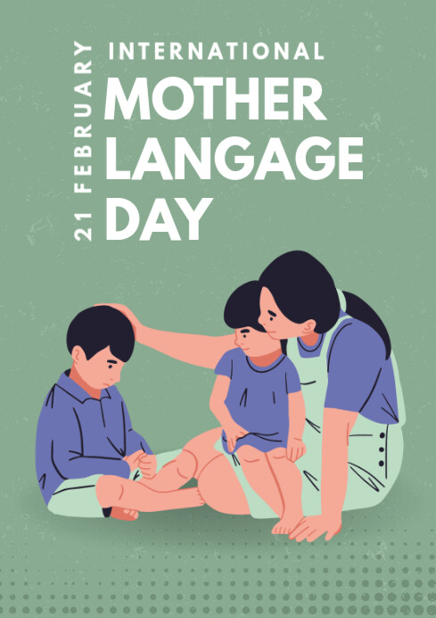 International Mother language Day Poster Template | PosterMyWall