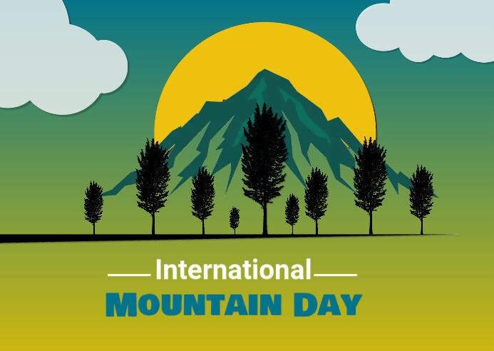 International Mountain Day Postcard Template | PosterMyWall