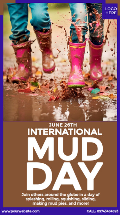 Copy of International Mud Day Design | PosterMyWall