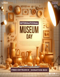 Museum Day flyer template | PosterMyWall