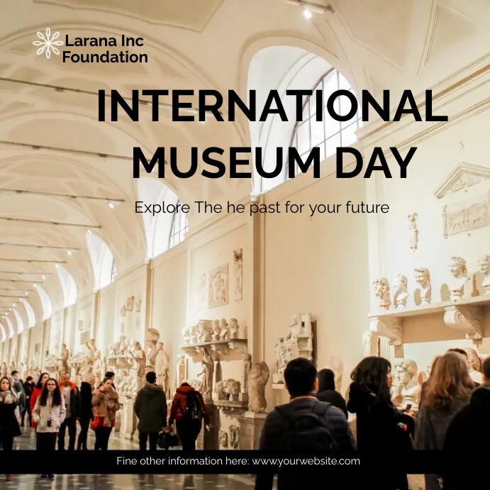 International museum day poster Template | PosterMyWall
