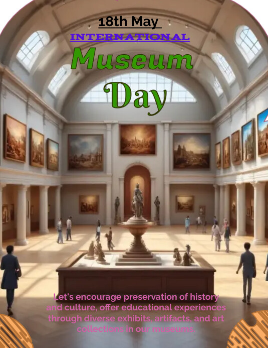 International museum day poster template | PosterMyWall